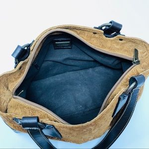 Capaccioli | Bags | Tan Suede Brown Leather Purse Made In Italy | Poshmark